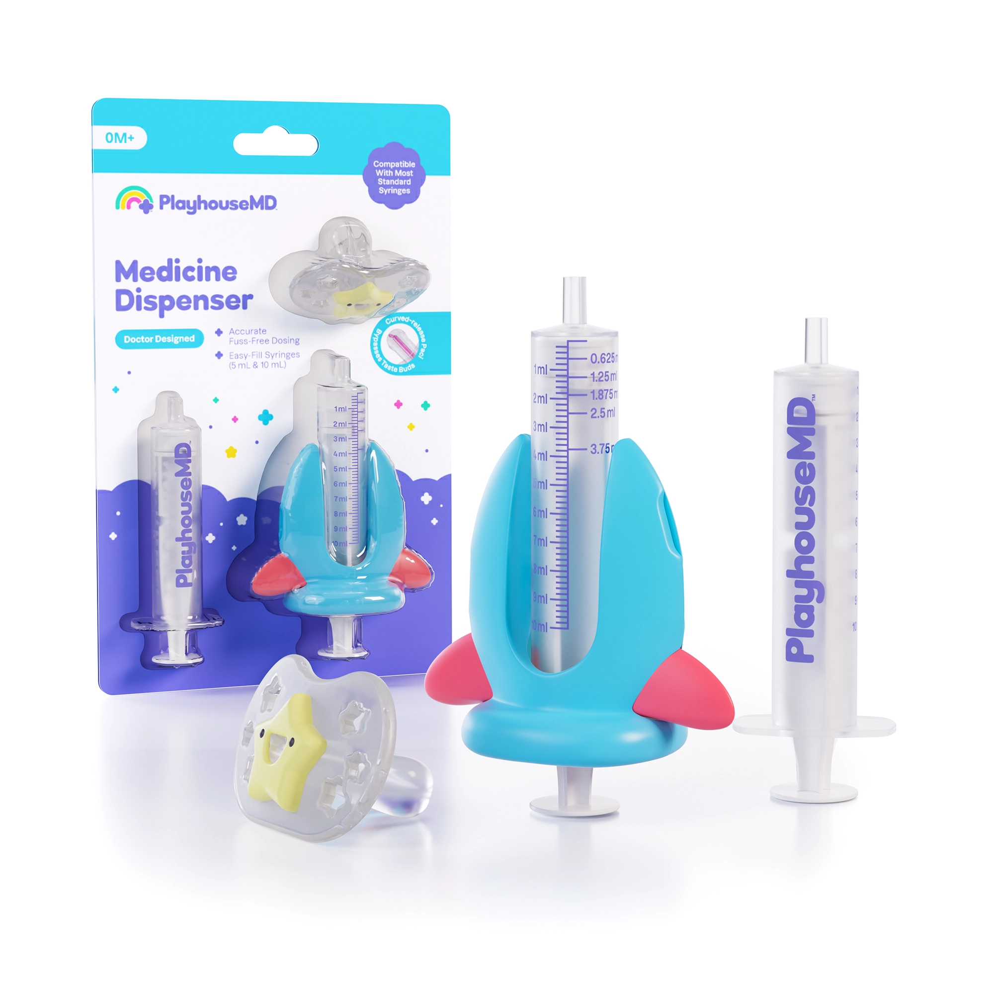 Medicine Dispenser for Babies & Toddlers – Riley the Rocket
